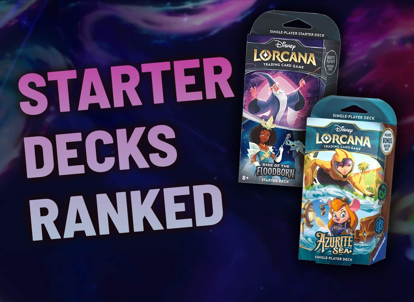 Every Disney Lorcana Starter Deck, Ranked | TCGplayer